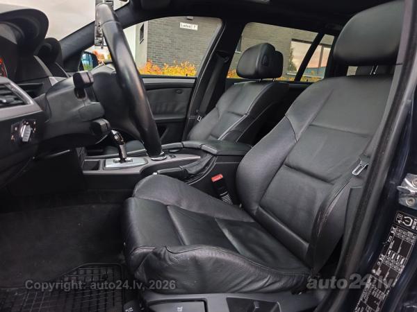Black BMW 5 Series 2008 in Tartu, with an engine capacity of 3.00 L and mileage of 399 thousand km for 4600 €, photo 7 on AUTOMOTO.COM.LV