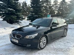 Melns BMW 5 Series 2009 Tallina, ar dzinēja tilpumu 3.00 L un nobraukumu 373 tūkst. km par 7500 €, foto  vietnē AUTOMOTO.COM.LV