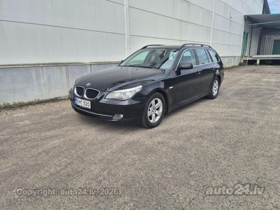 Melns BMW 5 Series 2009 Pērnava, ar dzinēja tilpumu 2.00 L un nobraukumu 360 tūkst. km par 2999 €, foto 1 vietnē AUTOMOTO.COM.LV