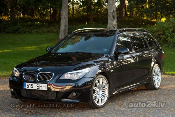 Melns BMW 5 Series 2009 Tallina, ar dzinēja tilpumu 3.00 L un nobraukumu 298 tūkst. km par 8899 €, foto 1 vietnē AUTOMOTO.COM.LV
