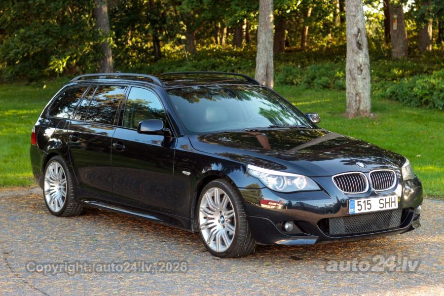 Melns BMW 5 Series 2009 Tallina, ar dzinēja tilpumu 3.00 L un nobraukumu 298 tūkst. km par 8899 €, foto 7 vietnē AUTOMOTO.COM.LV