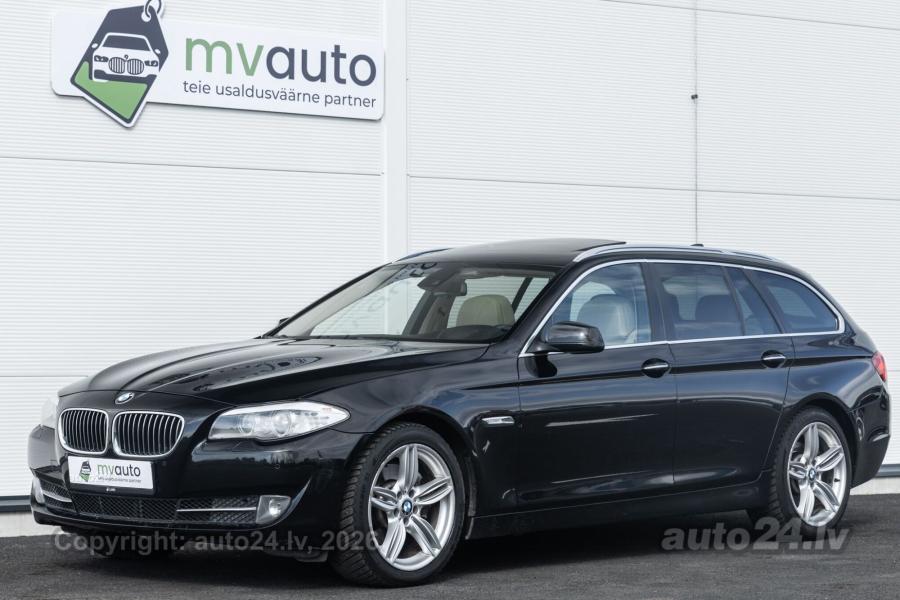 Melns BMW 5 Series 2010 Tallina, ar dzinēja tilpumu 3.00 L un nobraukumu 332 tūkst. km par 9990 €, foto 1 vietnē AUTOMOTO.COM.LV