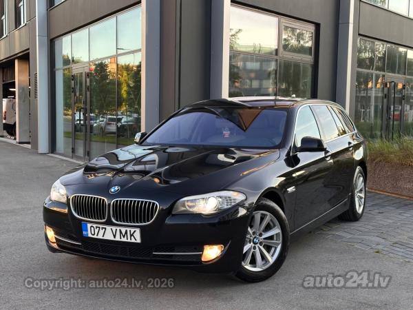 Black BMW 5 Series 2010 in Tallinn, with an engine capacity of 3.00 L and mileage of 333 thousand km for 7750 €, photo 1 on AUTOMOTO.COM.LV
