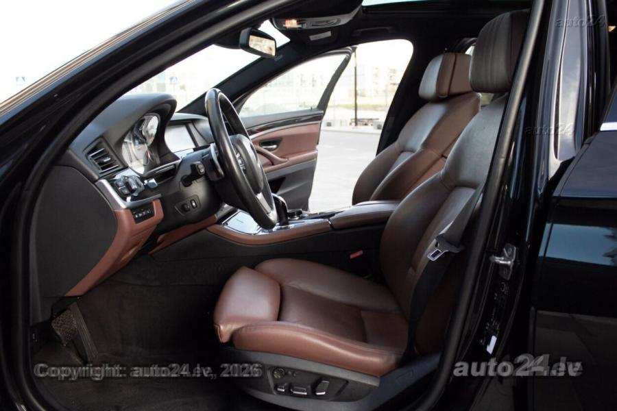 Black BMW 5 Series 2010 in Tallinn, with an engine capacity of 3.00 L and mileage of 415 thousand km for 11500 €, photo 11 on AUTOMOTO.COM.LV