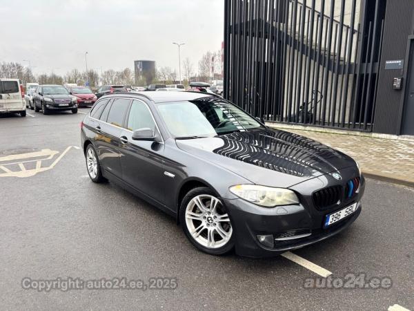 Black BMW 5 Series 2011 in Tallinn, with an engine capacity of 2.00 L and mileage of 380 thousand km for 5999 €, photo 1 on AUTOMOTO.COM.LV
