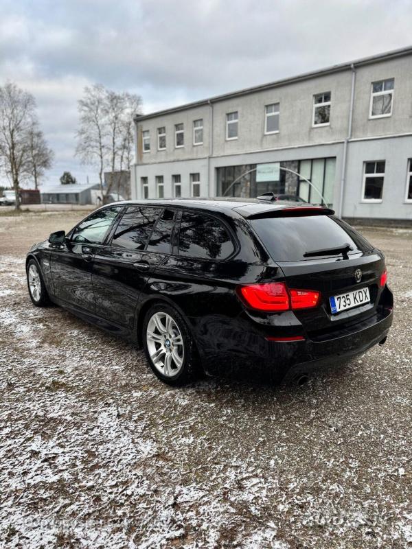 Black BMW 5 Series 2011 in Tallinn, with an engine capacity of 3.00 L and mileage of 338 thousand km for 11499 €, photo 3 on AUTOMOTO.COM.LV