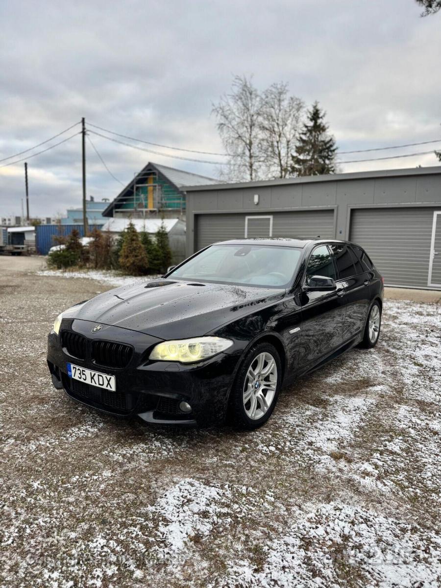 Black BMW 5 Series 2011 in Tallinn, with an engine capacity of 3.00 L and mileage of 338 thousand km for 11499 €, photo 2 on AUTOMOTO.COM.LV