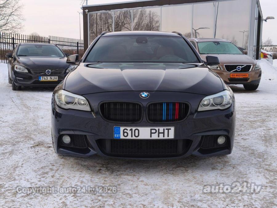 Black BMW 5 Series 2011 in Tartu, with an engine capacity of 3.00 L and mileage of 217 thousand km for 11990 €, photo 2 on AUTOMOTO.COM.LV