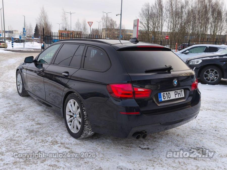 Black BMW 5 Series 2011 in Tartu, with an engine capacity of 3.00 L and mileage of 217 thousand km for 11990 €, photo 5 on AUTOMOTO.COM.LV