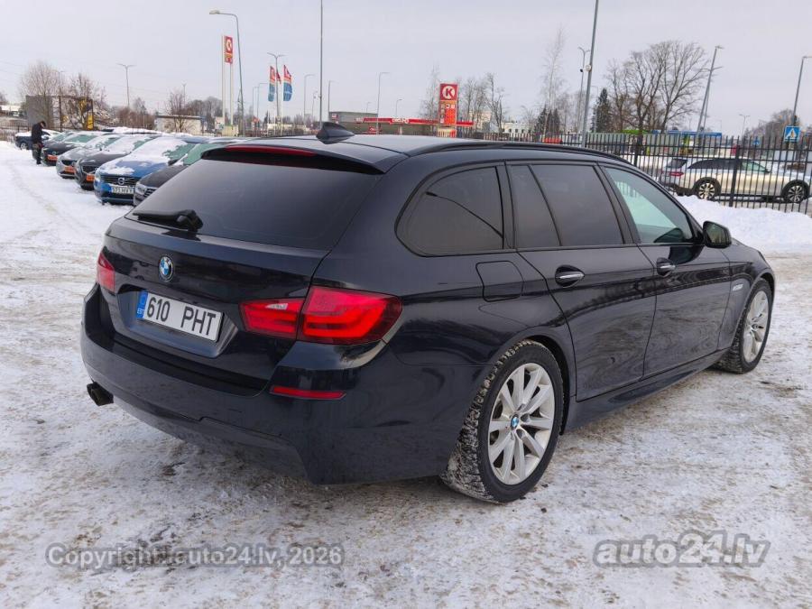 Black BMW 5 Series 2011 in Tartu, with an engine capacity of 3.00 L and mileage of 217 thousand km for 11990 €, photo 19 on AUTOMOTO.COM.LV