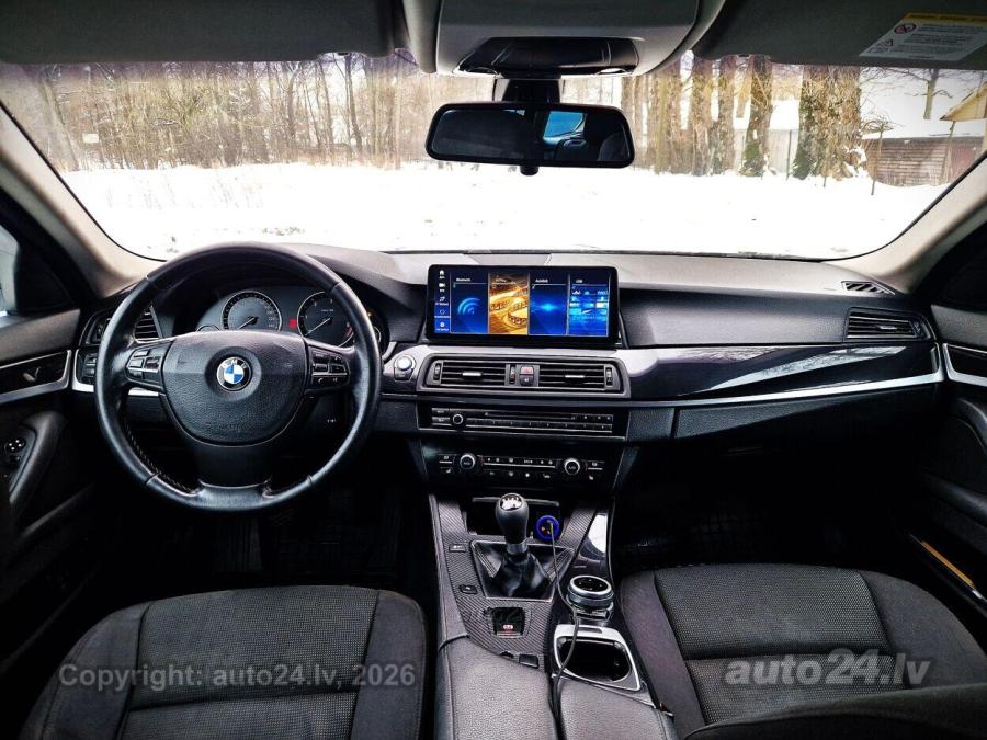 Black BMW 5 Series 2011 in Tallinn, with an engine capacity of 2.00 L and mileage of 379 thousand km for 5700 €, photo 7 on AUTOMOTO.COM.LV