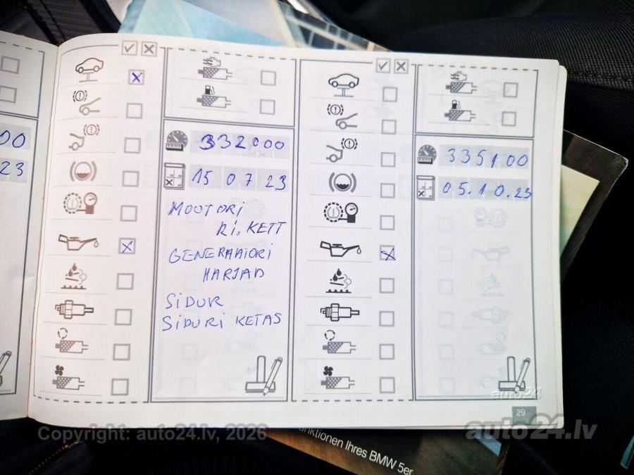 Черный БМВ 5 Серия 2011 в Таллин, объемом двигателя 2.00 л и пробегом 379 тыс. км за 5700 €, фото 18 на AUTOMOTO.COM.LV
