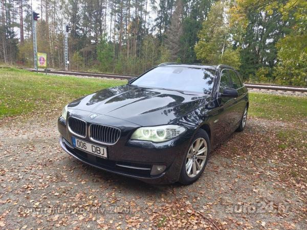 Black BMW 5 Series 2011 in Tallinn, with an engine capacity of 3.00 L and mileage of 356 thousand km for 8100 €, photo 1 on AUTOMOTO.COM.LV