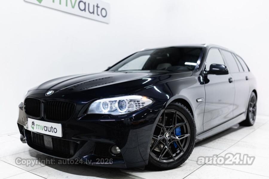 Black BMW 5 Series 2011 in Tallinn, with an engine capacity of 3.00 L and mileage of 400 thousand km for 9990 €, photo 3 on AUTOMOTO.COM.LV