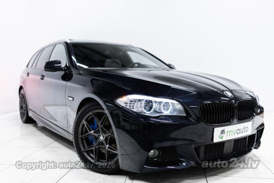 Black BMW 5 Series 2011 in Tallinn, with an engine capacity of 3.00 L and mileage of 400 thousand km for 9990 €, photo 5 on AUTOMOTO.COM.LV
