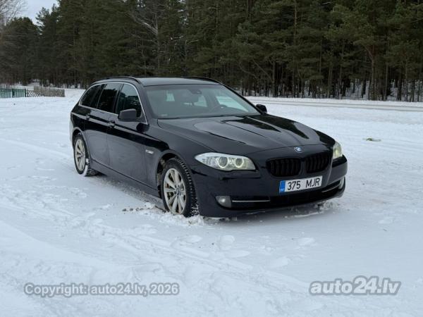 Black BMW 5 Series 2011 in Tallinn, with an engine capacity of 3.00 L and mileage of 329 thousand km for 10900 €, photo 5 on AUTOMOTO.COM.LV
