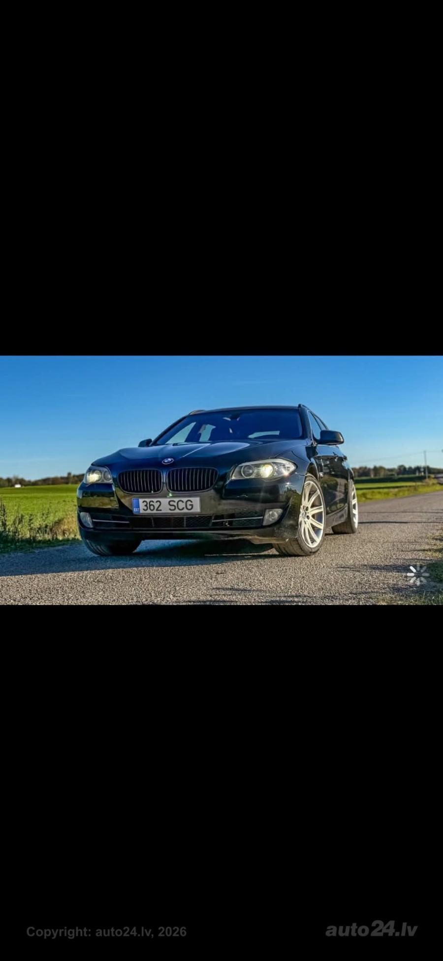 Melns BMW 5 Series 2011 Mustvē, ar dzinēja tilpumu 3.00 L un nobraukumu 400 tūkst. km par 7999 €, foto 6 vietnē AUTOMOTO.COM.LV