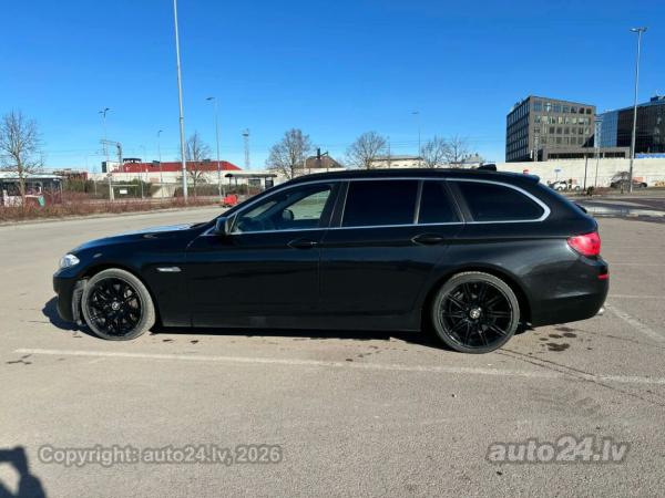 Black BMW 5 Series 2011 in Tallinn, with an engine capacity of 3.00 L and mileage of 368 thousand km for 7400 €, photo 5 on AUTOMOTO.COM.LV