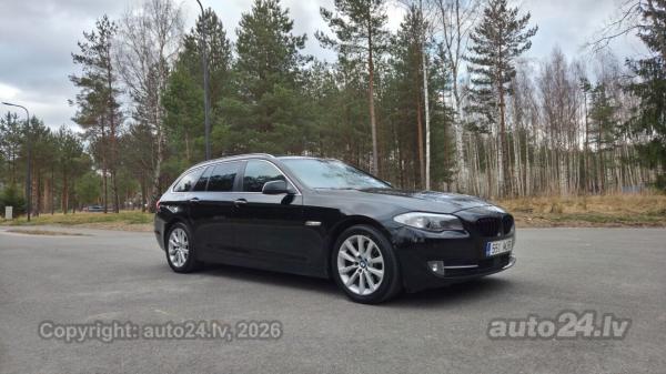 Melns BMW 5 Series 2011 Tallina, ar dzinēja tilpumu 3.00 L un nobraukumu 365 tūkst. km par 8800 €, foto 1 vietnē AUTOMOTO.COM.LV
