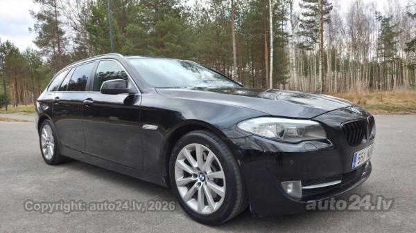 Black BMW 5 Series 2011 in Tallinn, with an engine capacity of 3.00 L and mileage of 365 thousand km for 8800 €, photo 2 on AUTOMOTO.COM.LV