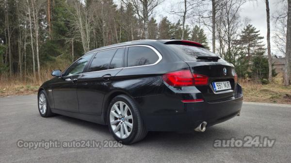 Black BMW 5 Series 2011 in Tallinn, with an engine capacity of 3.00 L and mileage of 365 thousand km for 8800 €, photo 6 on AUTOMOTO.COM.LV