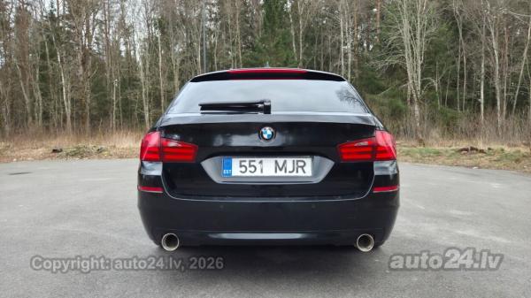 Black BMW 5 Series 2011 in Tallinn, with an engine capacity of 3.00 L and mileage of 365 thousand km for 8800 €, photo 7 on AUTOMOTO.COM.LV