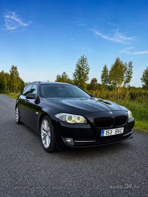 Melns BMW 5 Series 2011 Tartu, ar dzinēja tilpumu 2.00 L un nobraukumu 385 tūkst. km par 6599 €, foto  vietnē AUTOMOTO.COM.LV