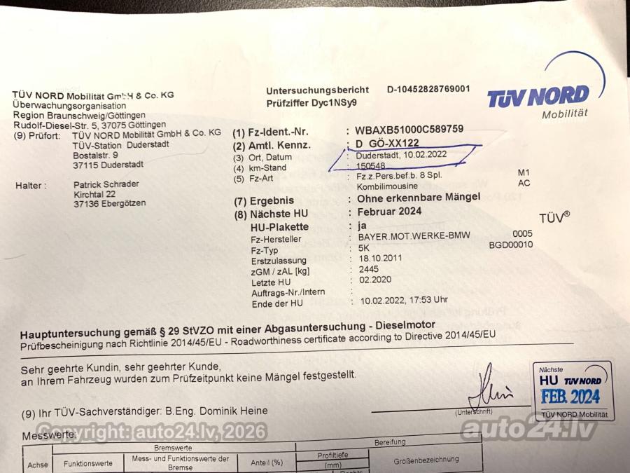 Melns BMW 5 Series 2011 Tartu, ar dzinēja tilpumu 3.00 L un nobraukumu 223 tūkst. km par 11990 €, foto 17 vietnē AUTOMOTO.COM.LV