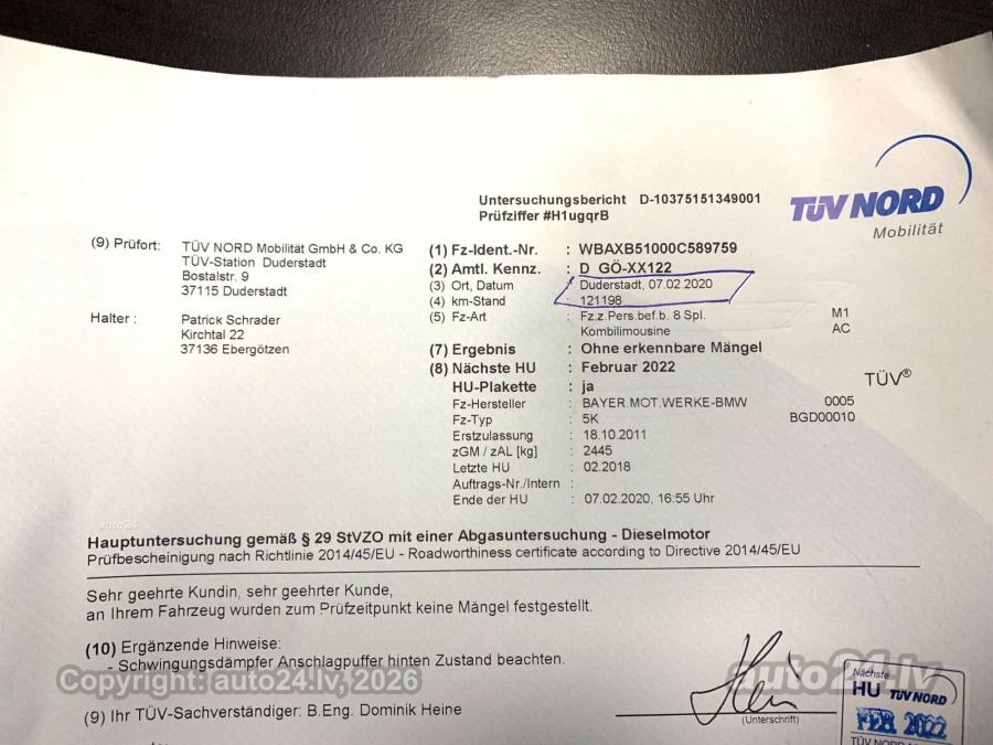 Melns BMW 5 Series 2011 Tartu, ar dzinēja tilpumu 3.00 L un nobraukumu 223 tūkst. km par 11990 €, foto 18 vietnē AUTOMOTO.COM.LV