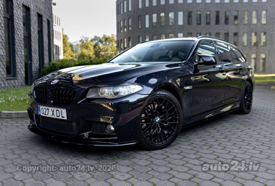 Black BMW 5 Series 2011 in Tallinn, with an engine capacity of 3.00 L and mileage of 291 thousand km for 11599 €, photo 1 on AUTOMOTO.COM.LV
