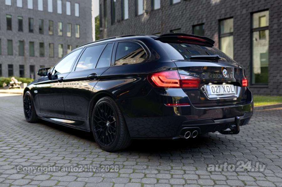 Black BMW 5 Series 2011 in Tallinn, with an engine capacity of 3.00 L and mileage of 291 thousand km for 11599 €, photo 3 on AUTOMOTO.COM.LV