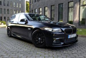 Black BMW 5 Series 2011 in Tallinn, with an engine capacity of 3.00 L and mileage of 291 thousand km for 11599 €, photo 6 on AUTOMOTO.COM.LV