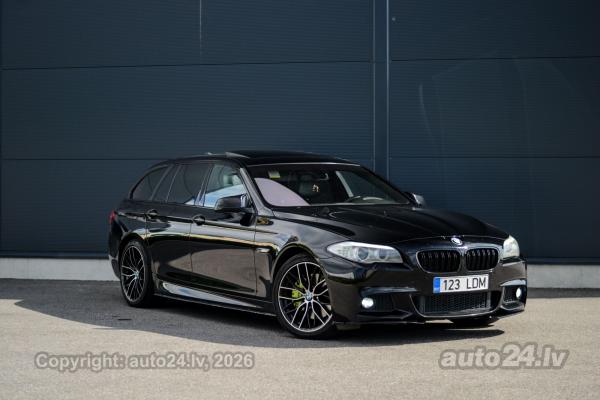 Black BMW 5 Series 2011 in Tallinn, with an engine capacity of 3.00 L and mileage of 358 thousand km for 11500 €, photo 3 on AUTOMOTO.COM.LV