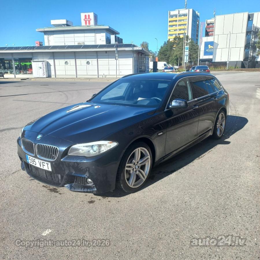 Black BMW 5 Series 2011 in Tallinn, with an engine capacity of 3.00 L and mileage of 380 thousand km for 7500 €, photo 5 on AUTOMOTO.COM.LV