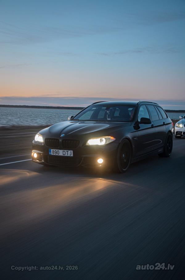 Black BMW 5 Series 2011 in Tallinn, with an engine capacity of 3.00 L and mileage of 355 thousand km for 10000 €, photo 1 on AUTOMOTO.COM.LV