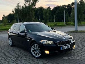 Melns BMW 5 Series 2011 Tartu, ar dzinēja tilpumu 3.00 L un nobraukumu 288 tūkst. km par 9999 €, foto  vietnē AUTOMOTO.COM.LV