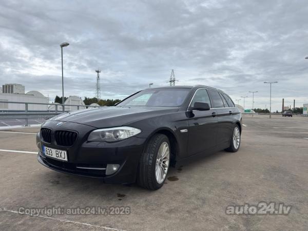 Black BMW 5 Series 2011 in Tartu, with an engine capacity of 3.00 L and mileage of 442 thousand km for 8300 €, photo 1 on AUTOMOTO.COM.LV
