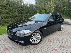 Melns BMW 5 Series 2011 Tartu, ar dzinēja tilpumu 2.00 L un nobraukumu 229 tūkst. km par 11990 €, foto  vietnē AUTOMOTO.COM.LV