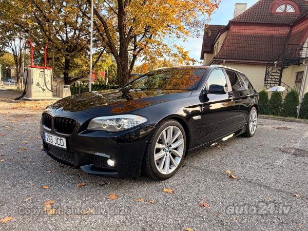 Black BMW 5 Series 2011 in Tartu, with an engine capacity of 3.00 L and mileage of 281 thousand km for 12500 €, photo 1 on AUTOMOTO.COM.LV