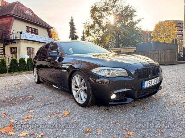 Black BMW 5 Series 2011 in Tartu, with an engine capacity of 3.00 L and mileage of 281 thousand km for 12500 €, photo 4 on AUTOMOTO.COM.LV