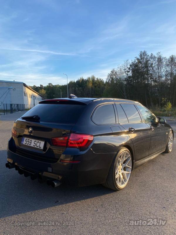 Black BMW 5 Series 2012 in Tallinn, with an engine capacity of 3.00 L and mileage of 419 thousand km for 11500 €, photo 3 on AUTOMOTO.COM.LV