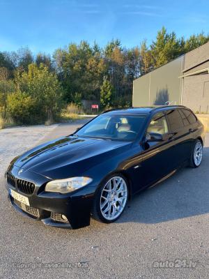 Black BMW 5 Series 2012 in Tallinn, with an engine capacity of 3.00 L and mileage of 419 thousand km for 11500 €, photo 4 on AUTOMOTO.COM.LV