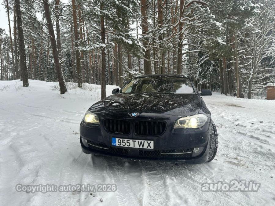 Black BMW 5 Series 2012 in Tartu, with an engine capacity of 3.00 L and mileage of 338 thousand km for 9000 €, photo 2 on AUTOMOTO.COM.LV
