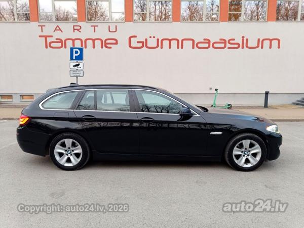 Black BMW 5 Series 2012 in Tartu, with an engine capacity of 2.00 L and mileage of 356 thousand km for 7299 €, photo 6 on AUTOMOTO.COM.LV