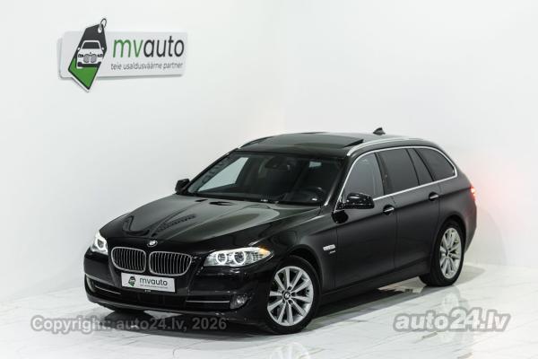 Melns BMW 5 Series 2012 Tallina, ar dzinēja tilpumu 2.00 L un nobraukumu 323 tūkst. km par 8990 €, foto 1 vietnē AUTOMOTO.COM.LV