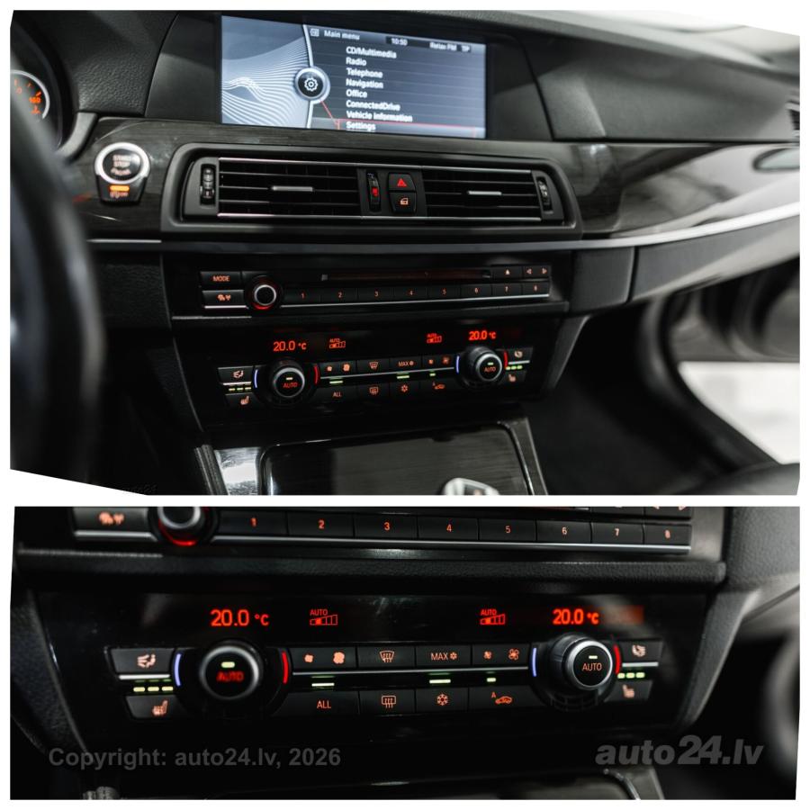 Melns BMW 5 Series 2012 Tallina, ar dzinēja tilpumu 2.00 L un nobraukumu 323 tūkst. km par 8990 €, foto 24 vietnē AUTOMOTO.COM.LV