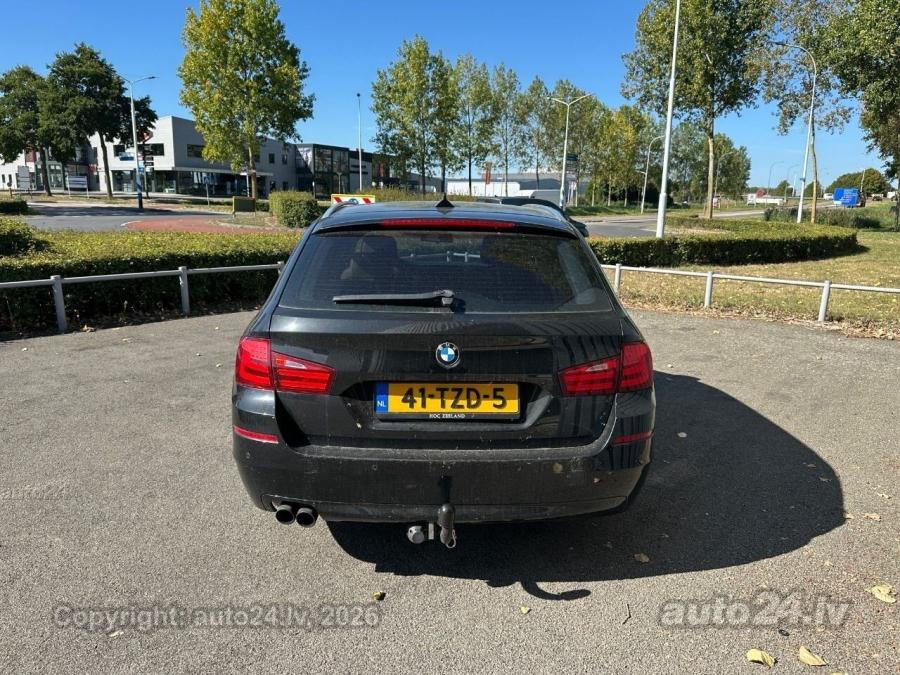 Black BMW 5 Series 2012 in Tallinn, with an engine capacity of 2.00 L and mileage of 244 thousand km for 6500 €, photo 6 on AUTOMOTO.COM.LV