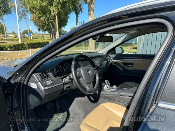 Black BMW 5 Series 2012 in Tallinn, with an engine capacity of 2.00 L and mileage of 244 thousand km for 6500 €, photo 6 on AUTOMOTO.COM.LV