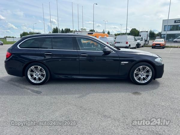 Black BMW 5 Series 2012 in Tartu, with an engine capacity of 3.00 L and mileage of 231 thousand km for 12795 €, photo 4 on AUTOMOTO.COM.LV