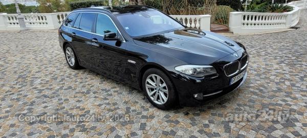 Black BMW 5 Series 2012 in Ogre, with an engine capacity of 2.00 L and mileage of 225 thousand km for 10200 €, photo 1 on AUTOMOTO.COM.LV